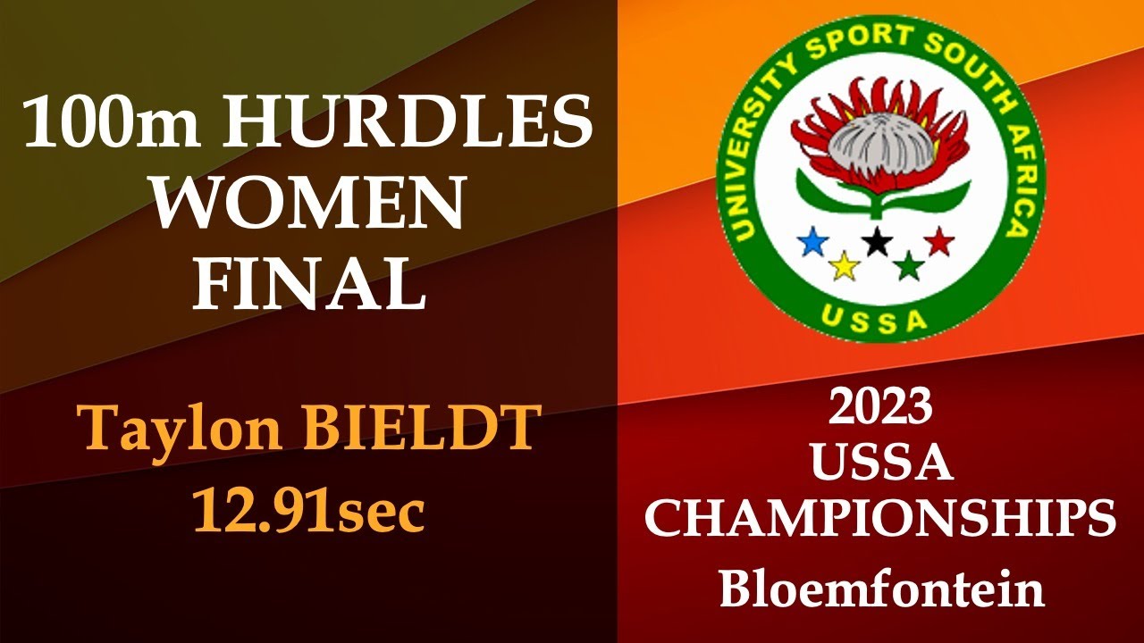 Taylon Bieldt - 100m Hurdles Women Final 12.91s - 2023 USSA ...
