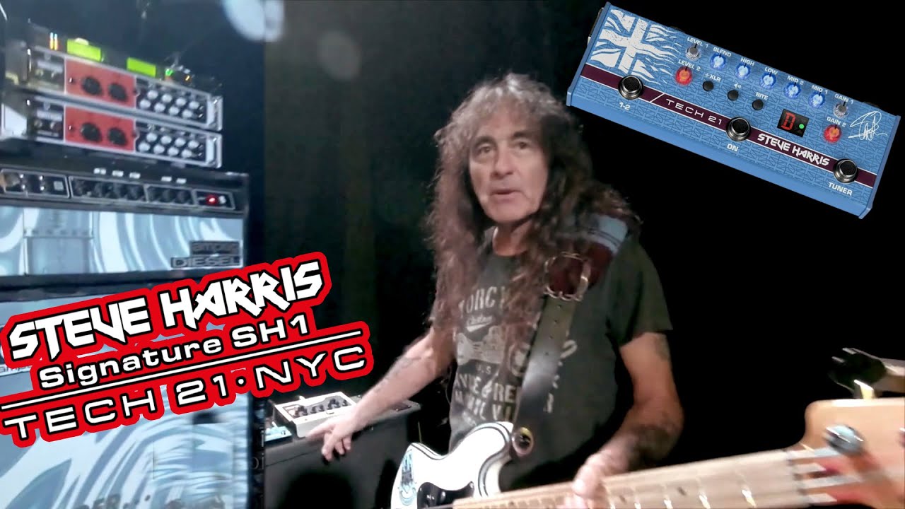 SANSAMP STEVE HARRIS SH1 SIGNATURE TECH 21 - YouTube