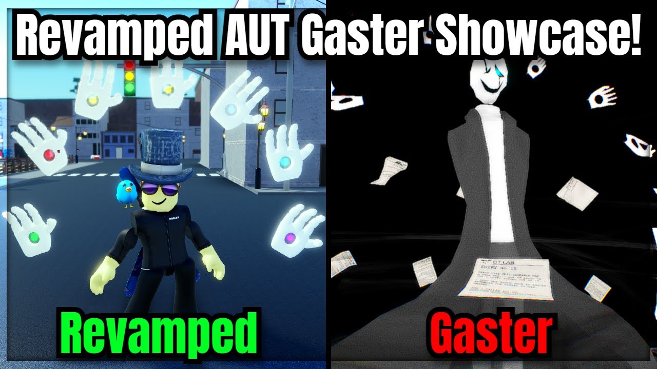 [AUT] Revamped Gaster Showcase! A Universal Time ( Roblox ) - YouTube