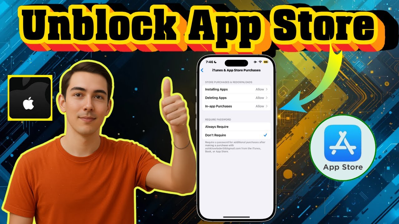 How To Unblock App Store On iPhone - Quick Tutorial - YouTube