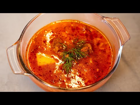 Красный суп - мой фирменный рецепт. Остро-кислый грузинский суп