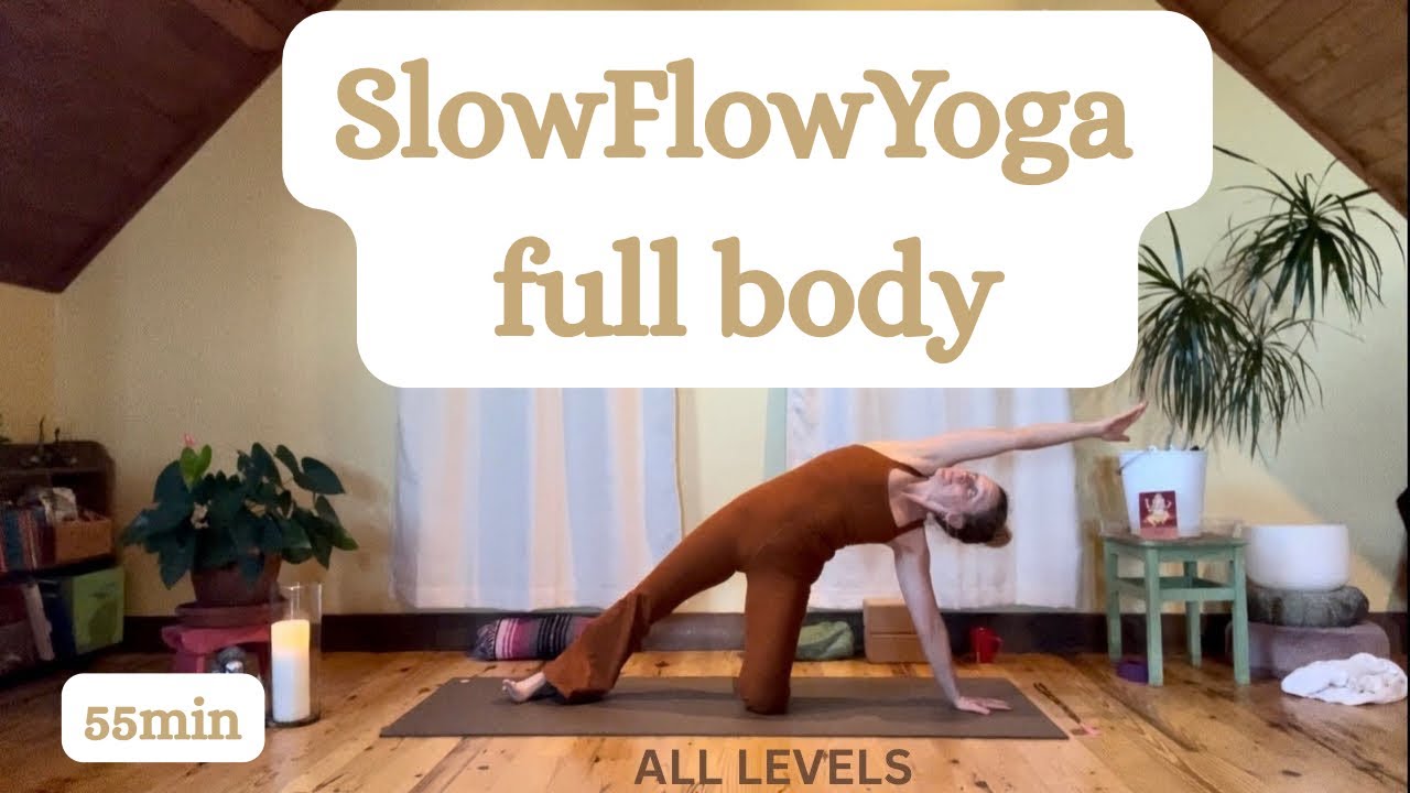 Full Body Slow Flow Yoga Practice all levels - YouTube