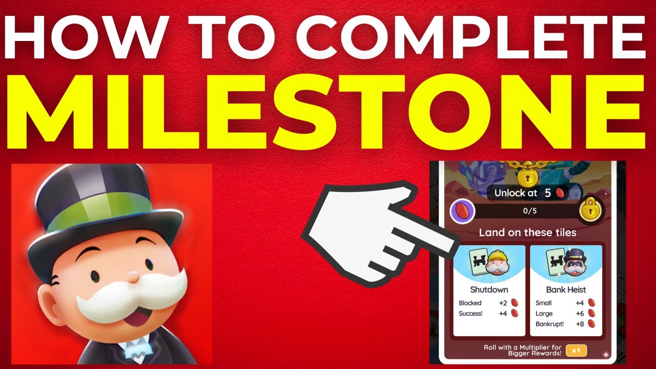 How To Complete Milestone In Monopoly Go (2025) - YouTube