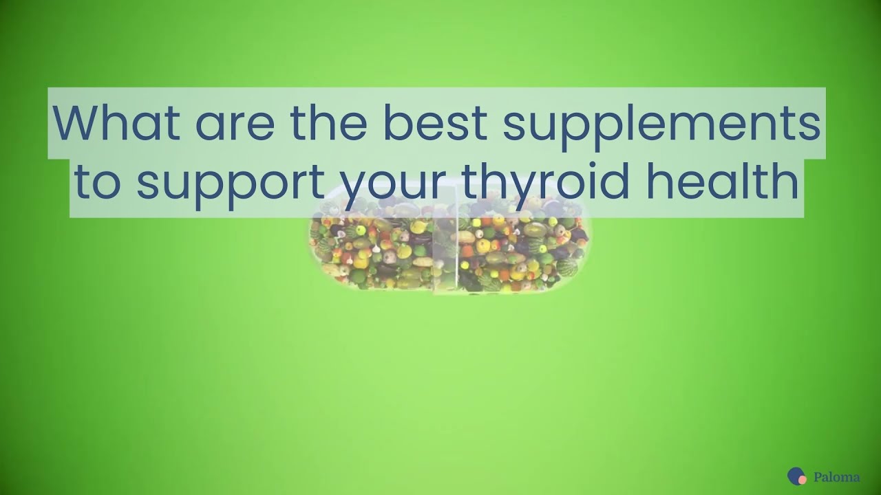 Best Supplements for Hypothyroidism - YouTube