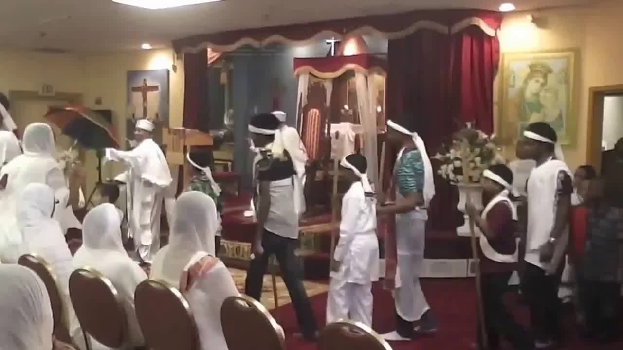 Kids Singing Hoya Hoye at Ethiopian Orthodox Tewahedo Church (Stone ...