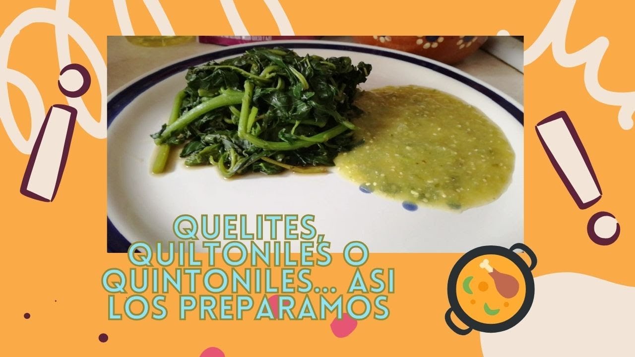 Así preparamos los quiltoniles, quintoniles o quelites como los ...
