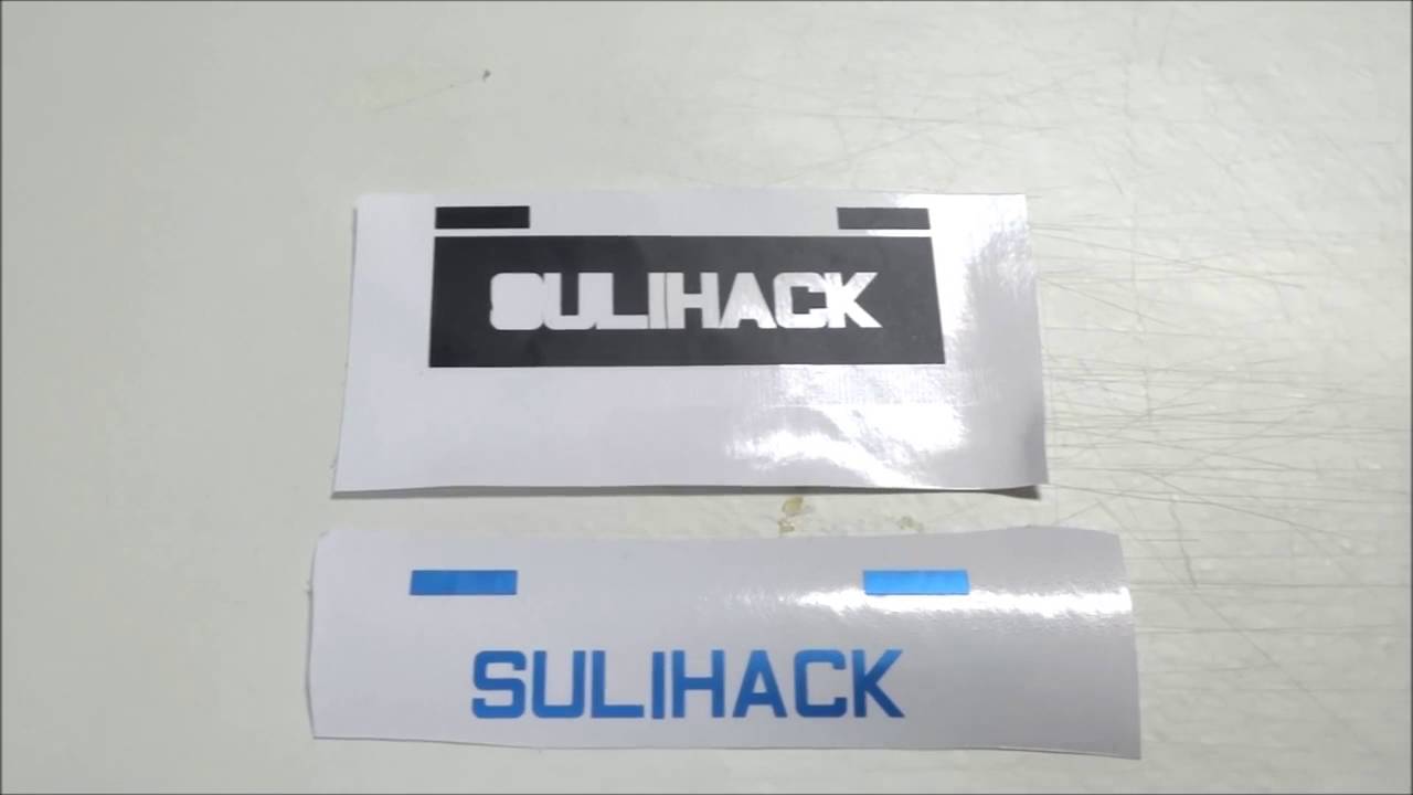 Multi Color Cut Vinyl Decal Tutorial - YouTube