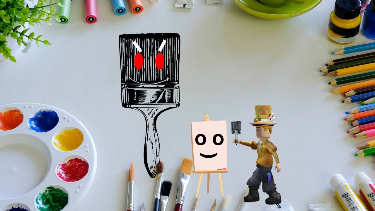 MR PAINTBRUSH! - Draw or DIE!!! - YouTube