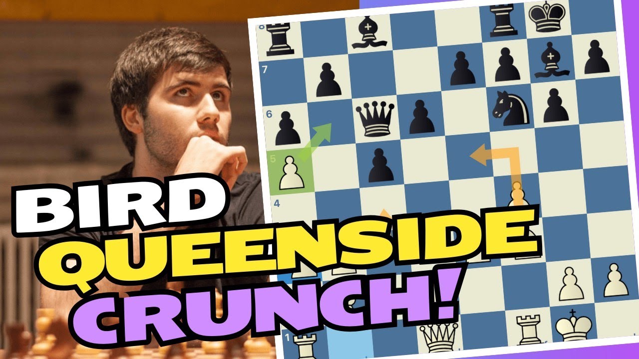 Bird Queenside Crunch | Rapid chess with Bird's Opening - YouTube