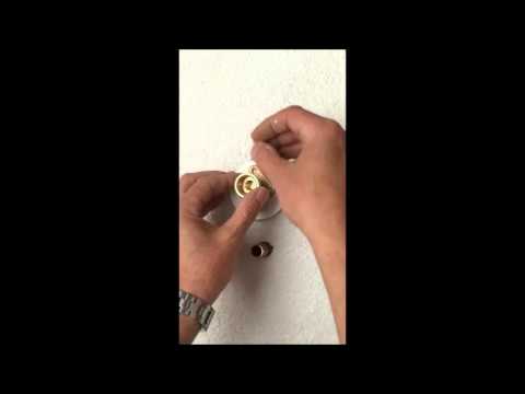 Fitting an External Tap through External wall insulation - YouTube