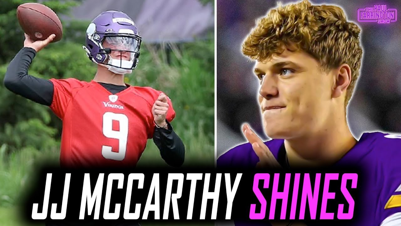 JJ McCarthy draws RAVE REVIEWS at Vikings OTAs, arm has MAJOR JUICE ...