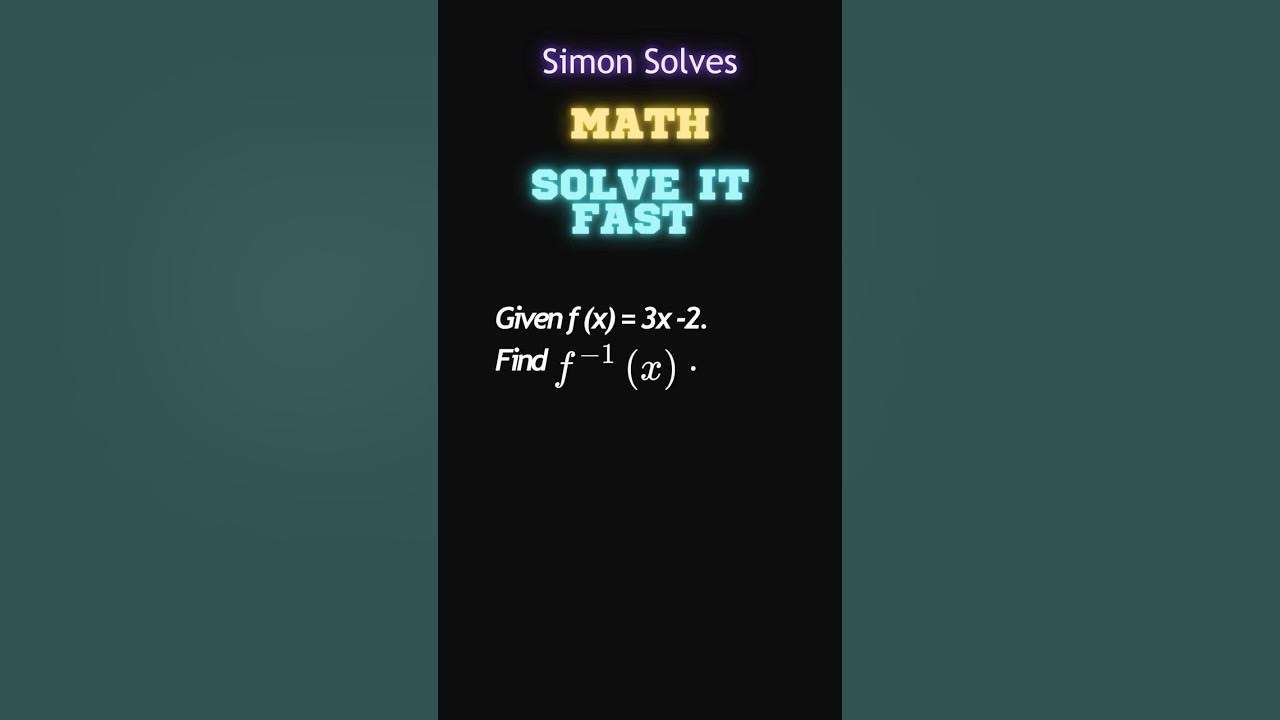 Math Warmup: Solve it fast #3 - YouTube