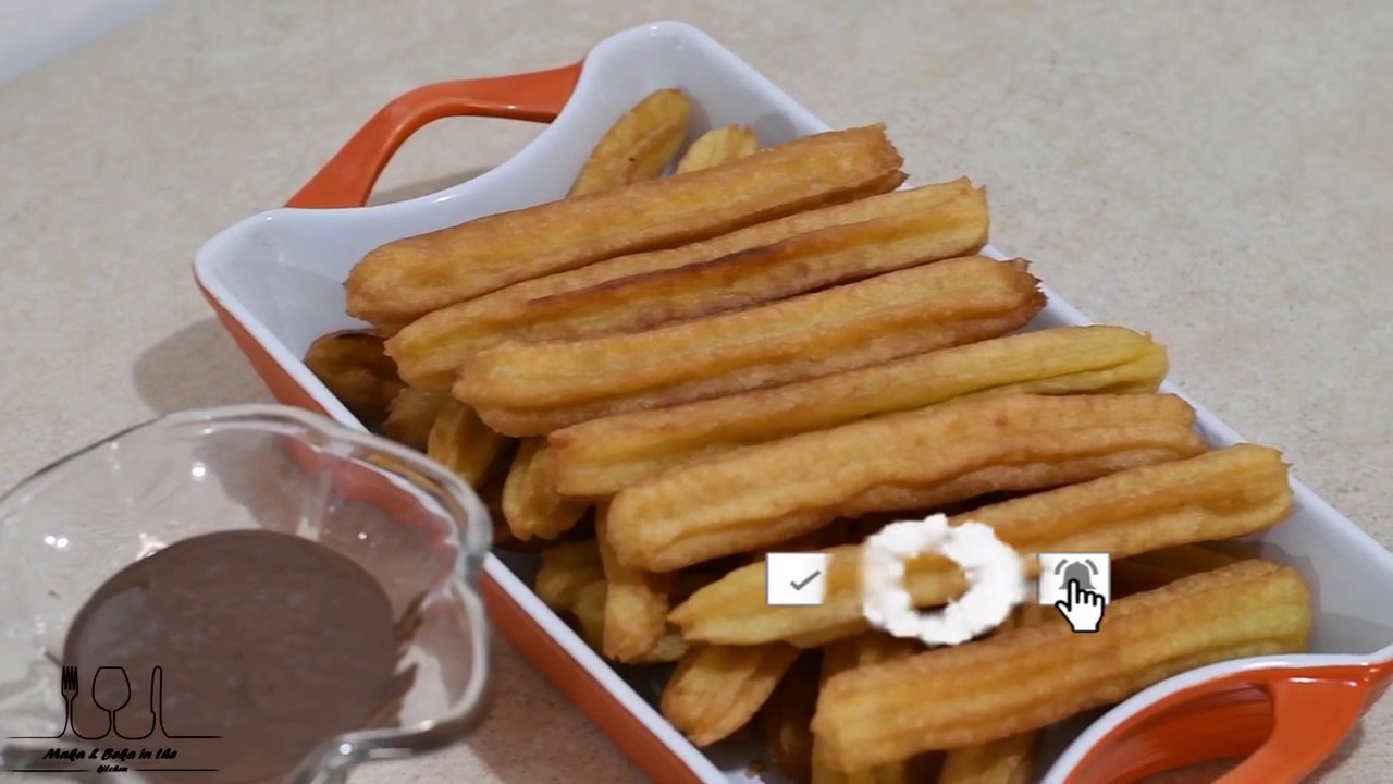 Curosi sa toplom cokoladom/Churros with hot chocolate - brzo i lako ...