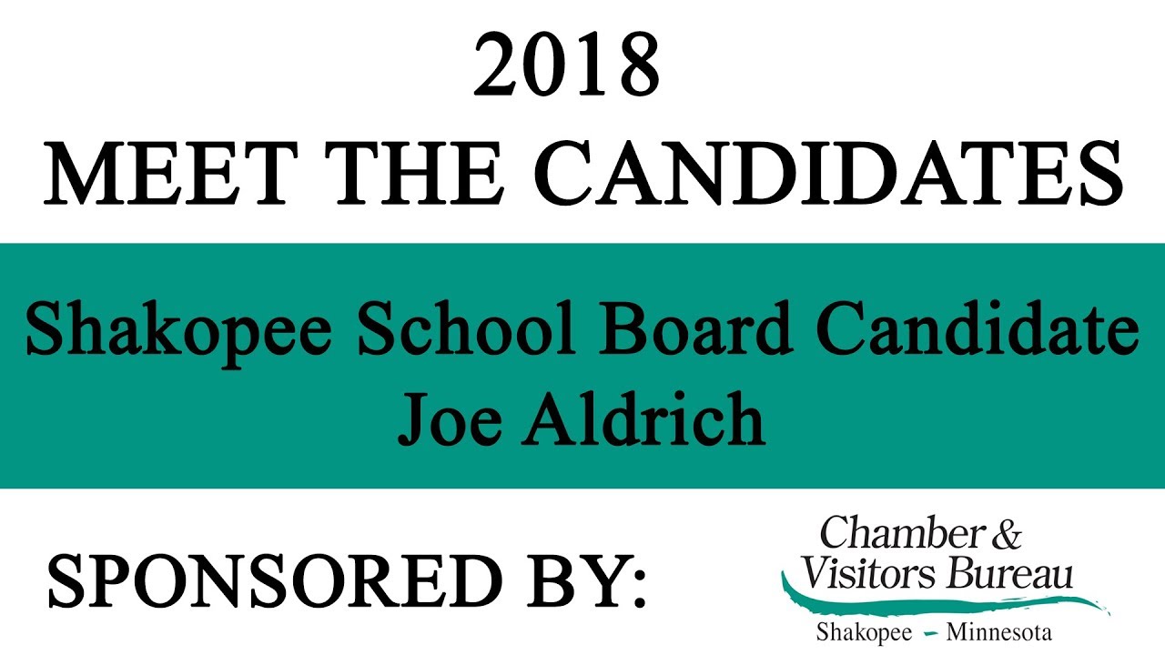 Joe Aldrich - School Board Candidate - YouTube