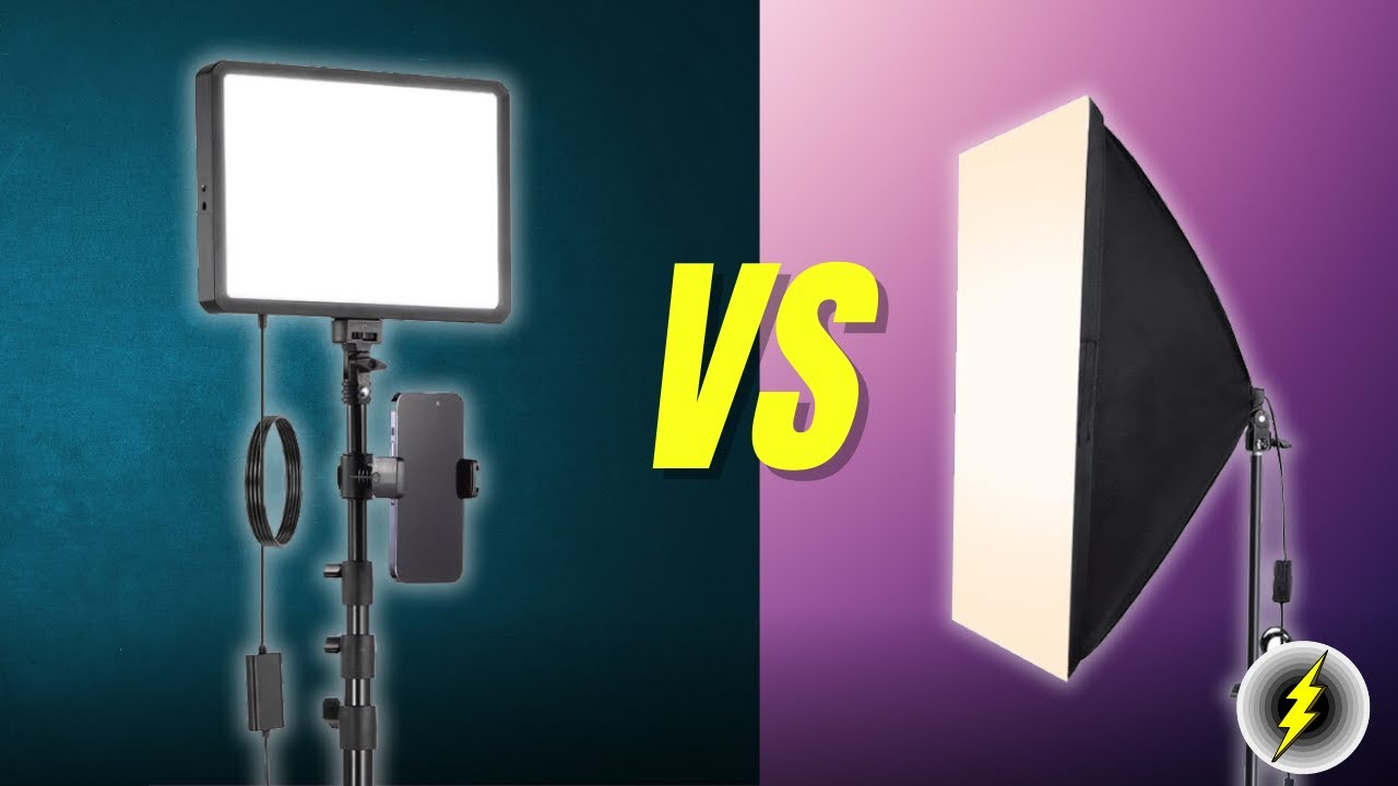 Soft Box Lights vs LED Panel for Content Creators - YouTube