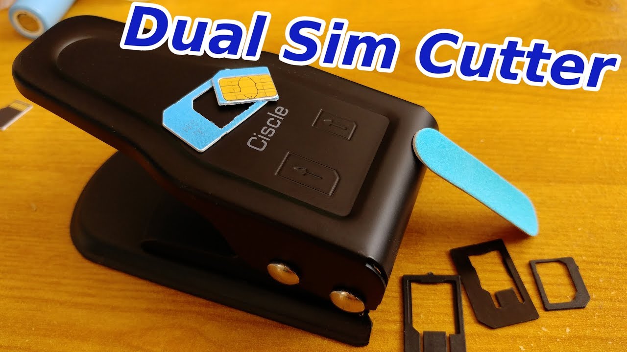 Dual Sim Cutter - YouTube