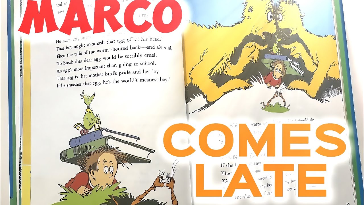 "Marco Comes Late" is a fun and delightful story of Marco who always ...