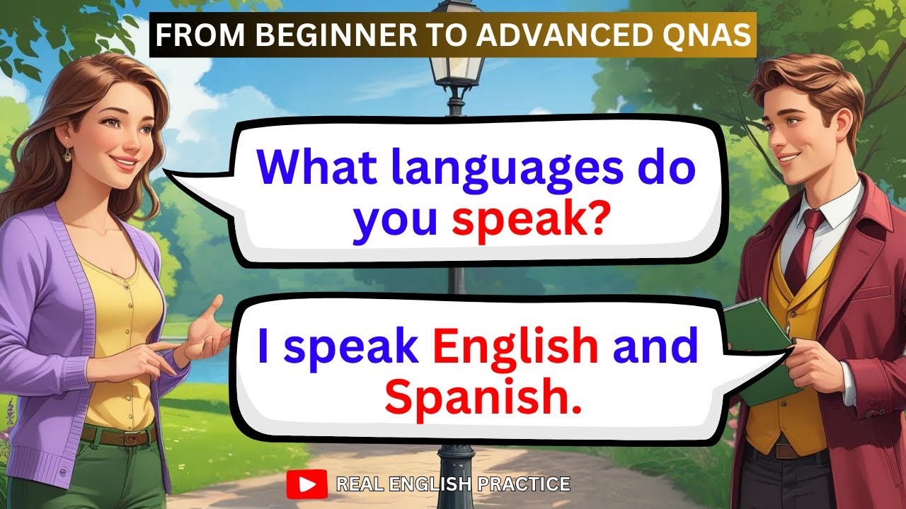 English Conversation Practice | From Beginner to Advanced Questions ...