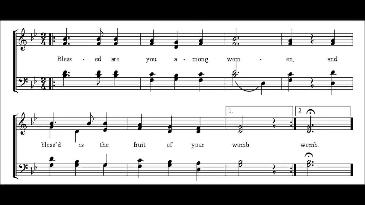 Immaculate Conception Offertory Antiphon (Simple Choral Gradual) - YouTube