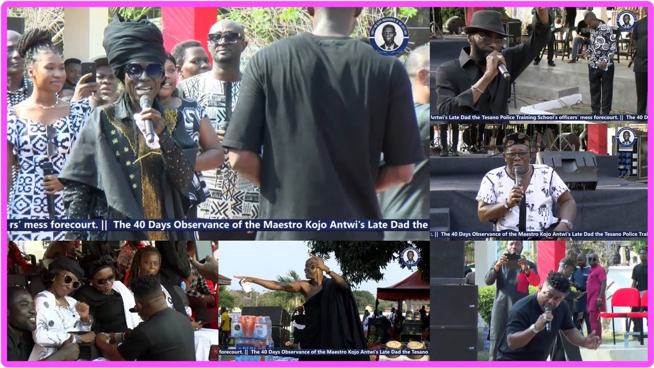 J A ADOFO'S SON,PAT THOMAS, POZO HAYES PERFORMS AT KOJO ANTWI'S FATHER ...