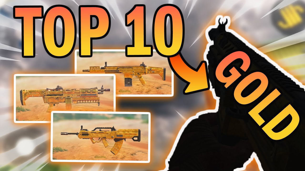 TOP 10 MUST OWN Base GOLD Skins in Call of Duty Mobile (COD Mobile Road ...
