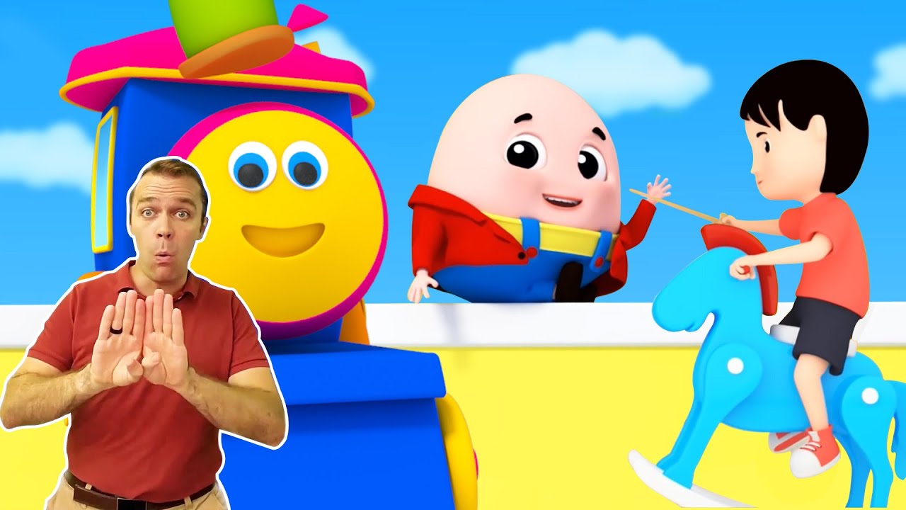 Humpty Dumpty Sat On The Wall | Sign Language For Kids | Nursery Rhymes ...