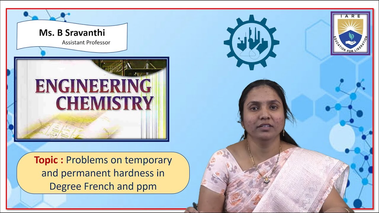 Problems on temporary and permanent hardness in Degree French and ppm ...