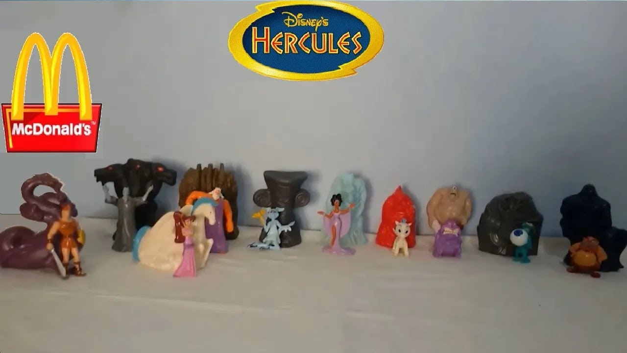 Disney Hercules - Mcdonalds Hercules Complete Happy Meal Set - 1997 ...