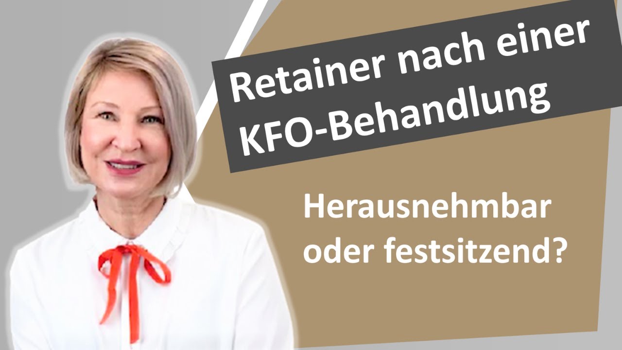 Retainer nach einer KFO-Behandlung: Herausnehmbar oder festsitzend ...