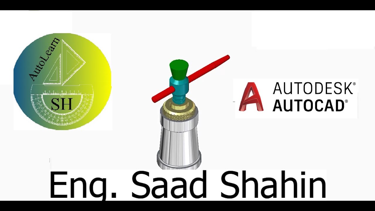 AutoCAD Exercise No 4 Screw Jack Assembly - YouTube