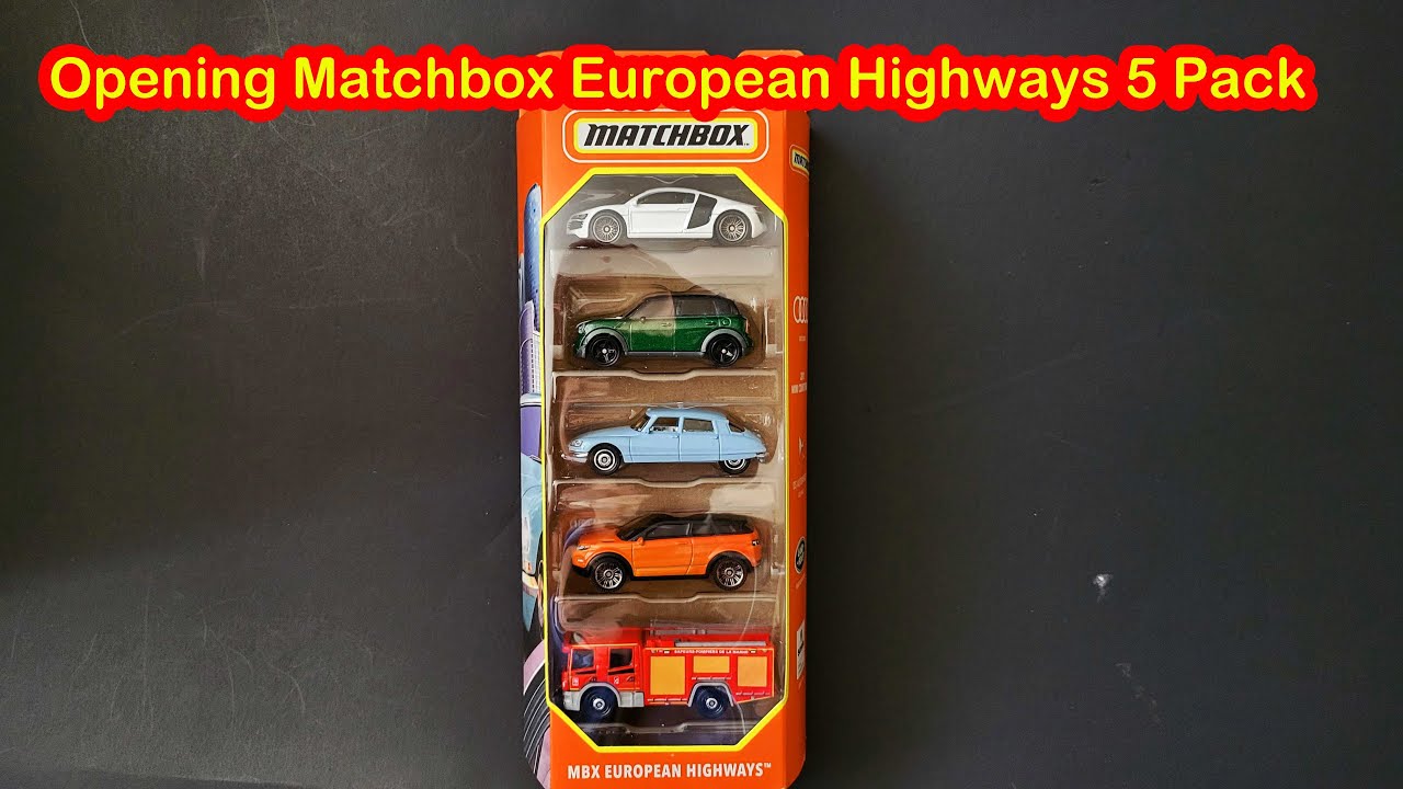 Opening Matchbox European Highways 5 Pack - YouTube