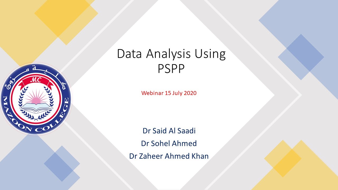 Data Analysis Using PSPP part 2 - YouTube