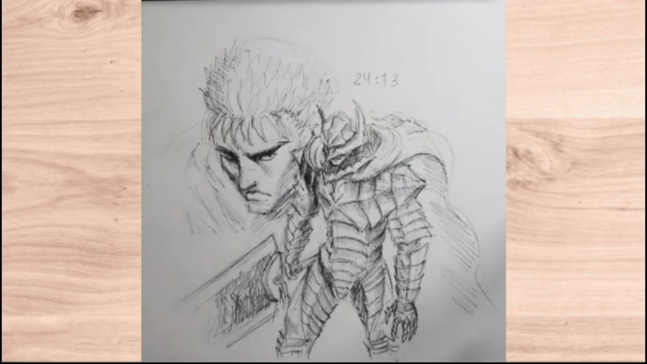 How i drew a berserker in 20 minutes || How i to draw anime || Easy ...