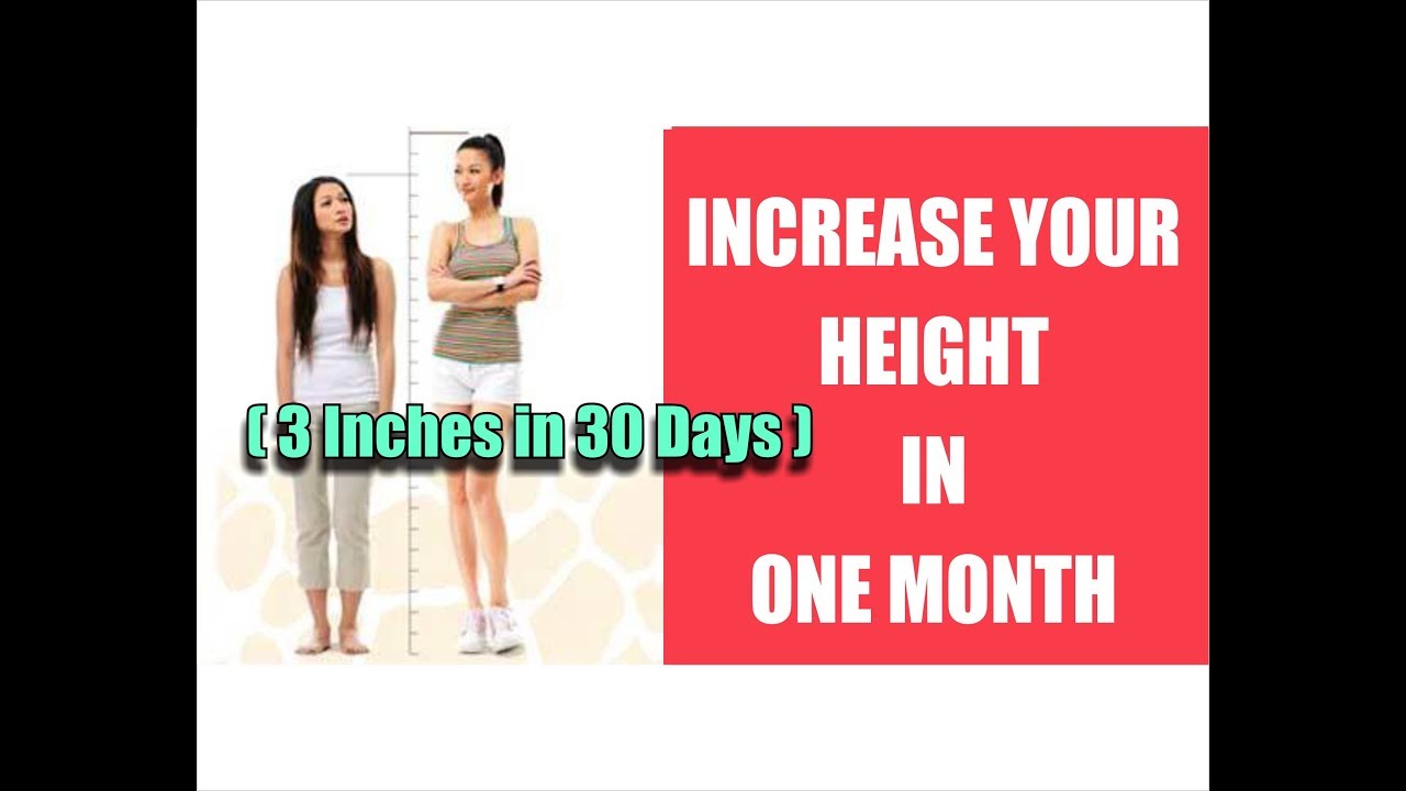 Effective Methods to Grow your Height by 3 Inches only in 30 Days - YouTube