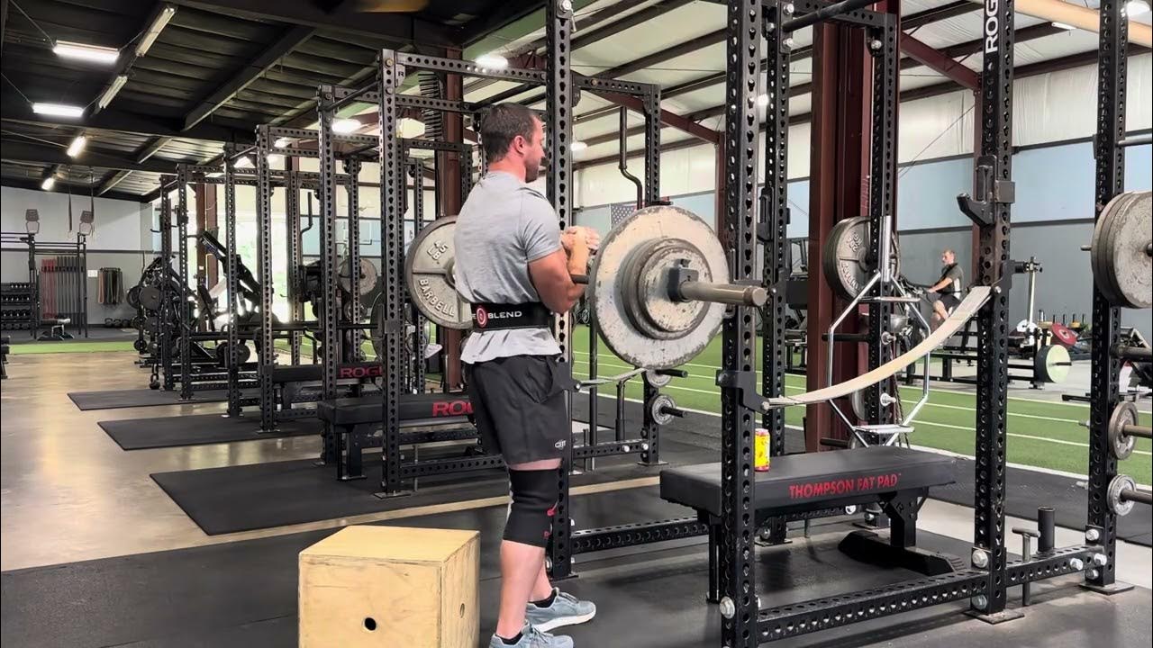 How to: Zercher Box Squat - YouTube