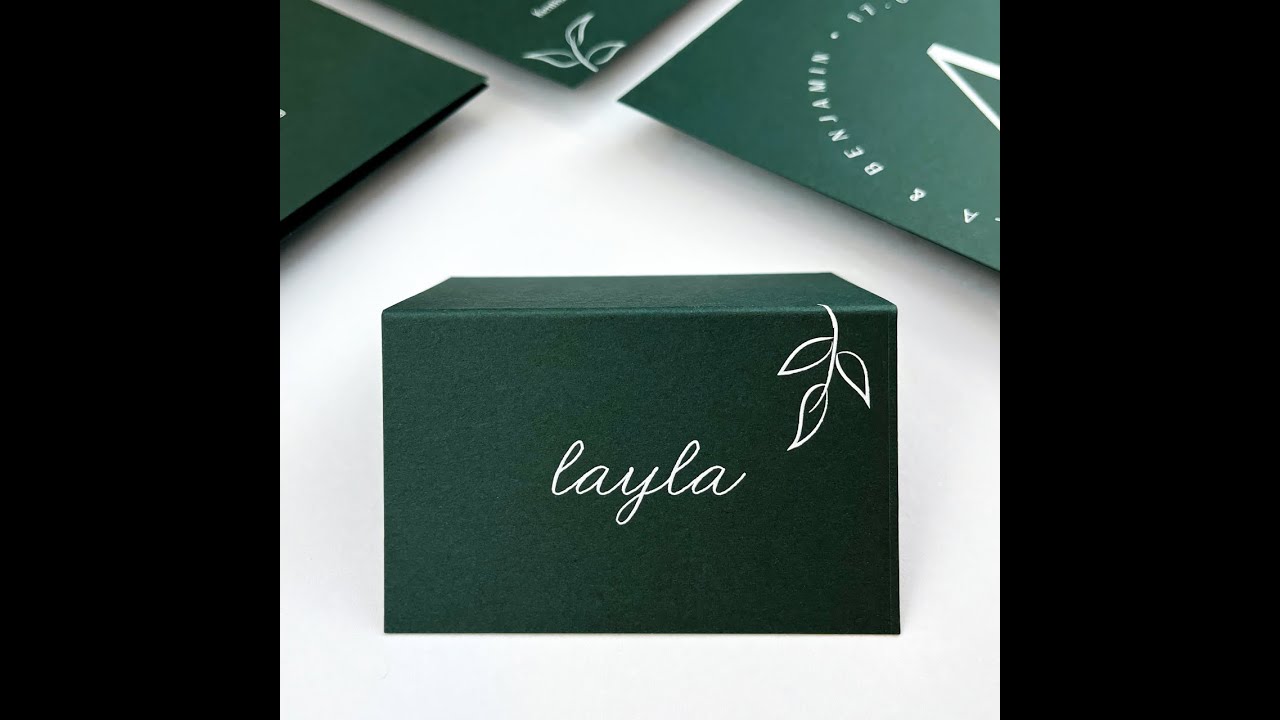 Layla Place Card - YouTube