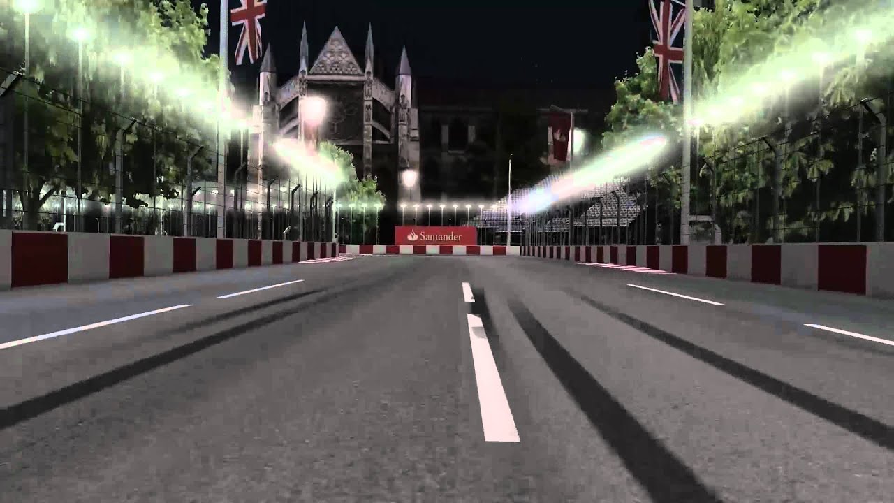 Onboard the London F1 circuit - YouTube