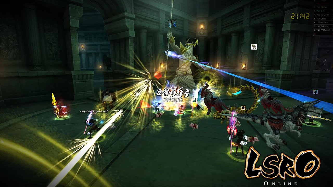 SILKROAD ONLINE - LSRO ONLINE FIRE - JOB UNIQUES - YouTube