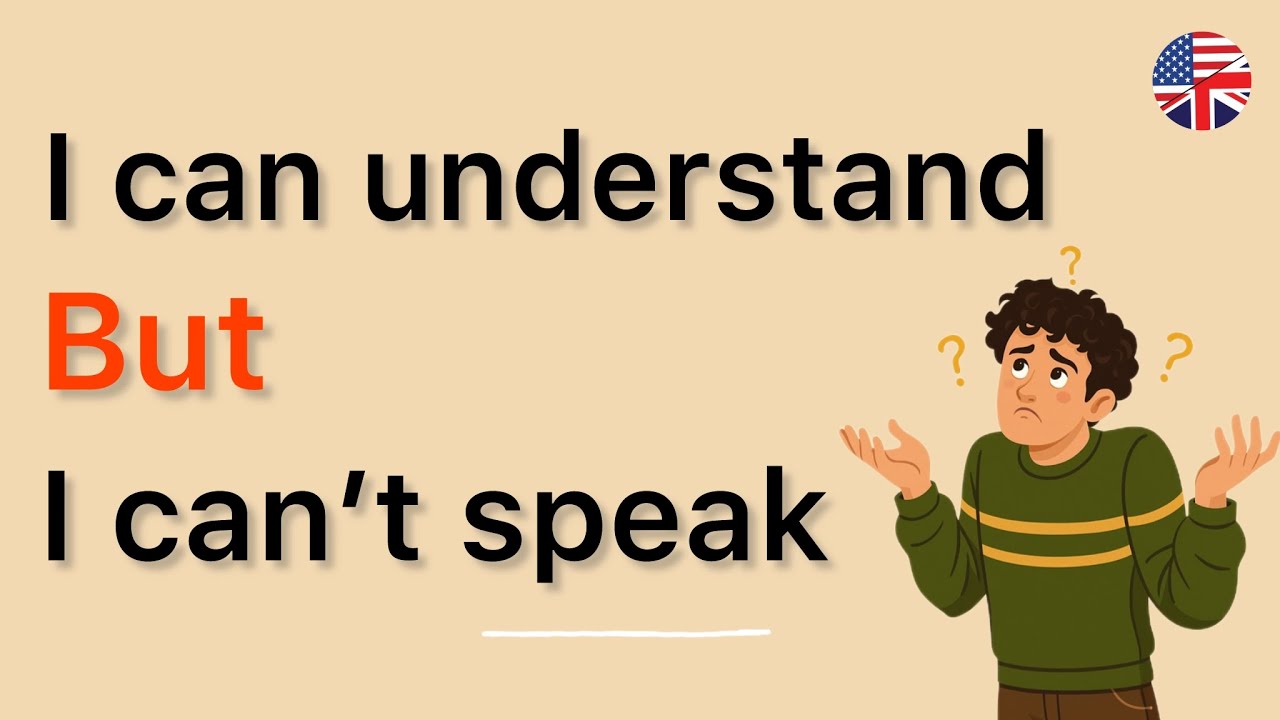 How to speak English fluently?🇺🇸| understand English but can’t speak ...