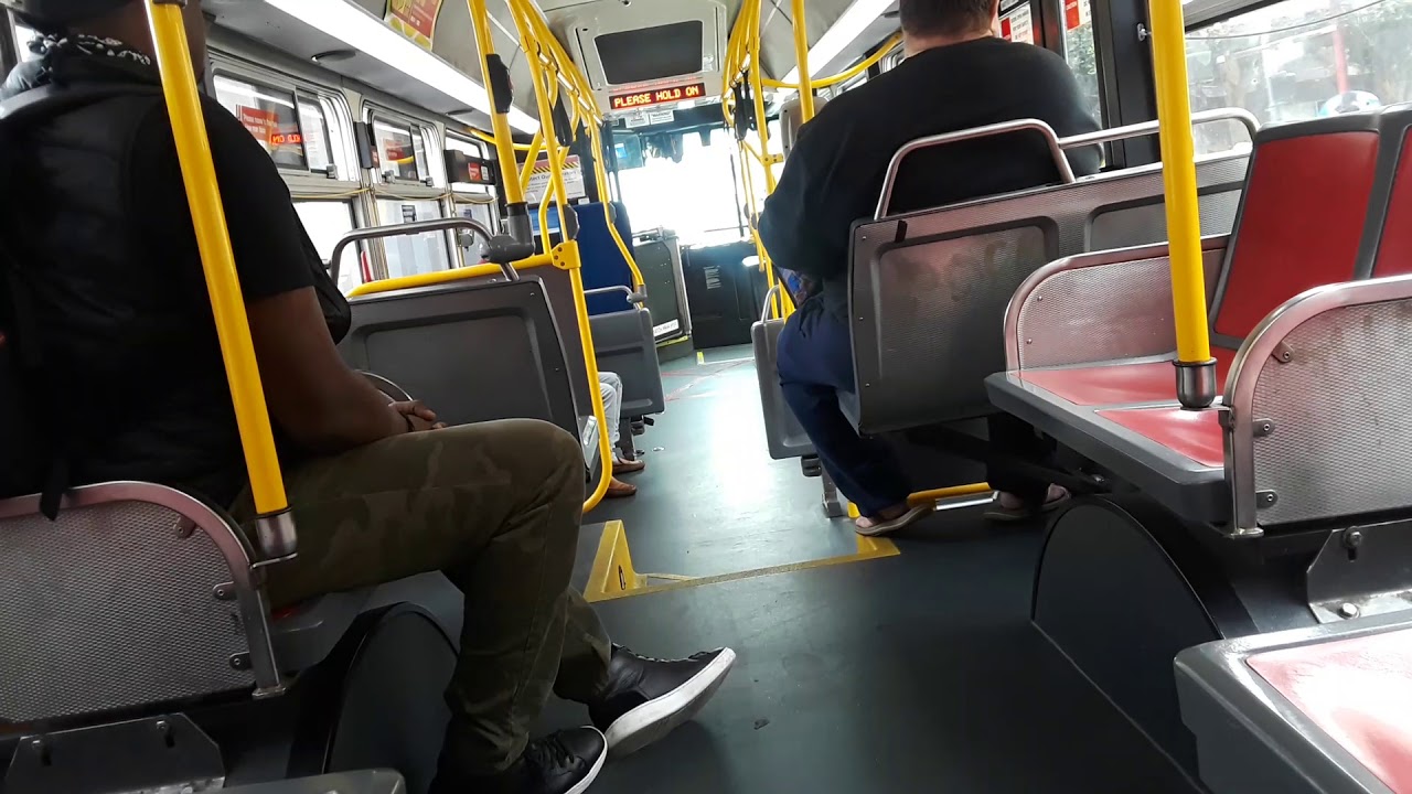 SF Muni 8727 on route 19 (Ride and Takeoff) - YouTube