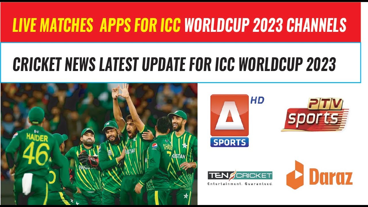 live of the ICC World Cup 2023: A cricket channel highlights all the ...