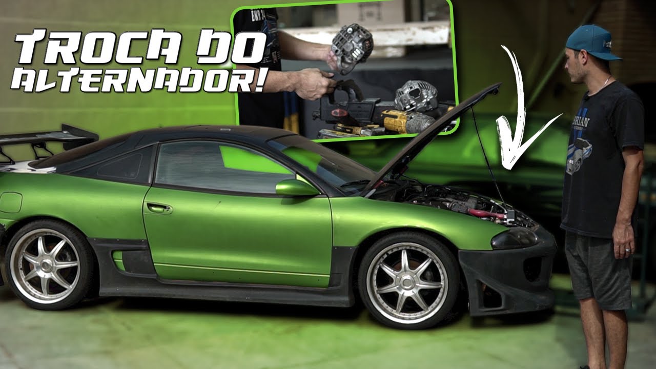 ECLIPSE DO BRIAN REPLICA BR KIT ROBOCAR, JÁ É O 10º ALTERNADOR QUE EU ...