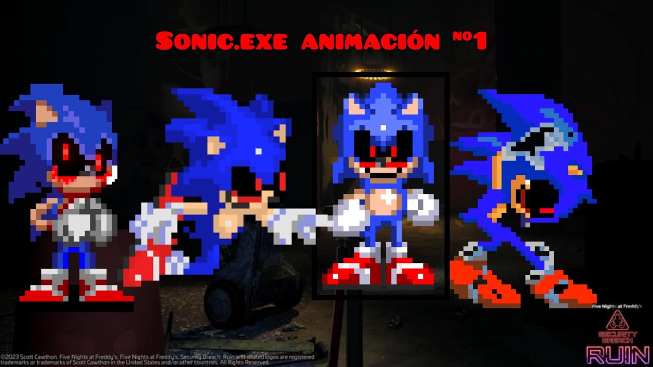 sonic.exe animación #1 - YouTube