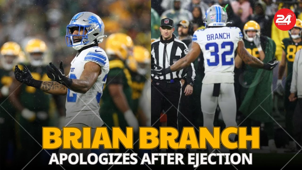 Brian Branch Apologizes for Flipping Off Lambeau Crowd After Ejection ...