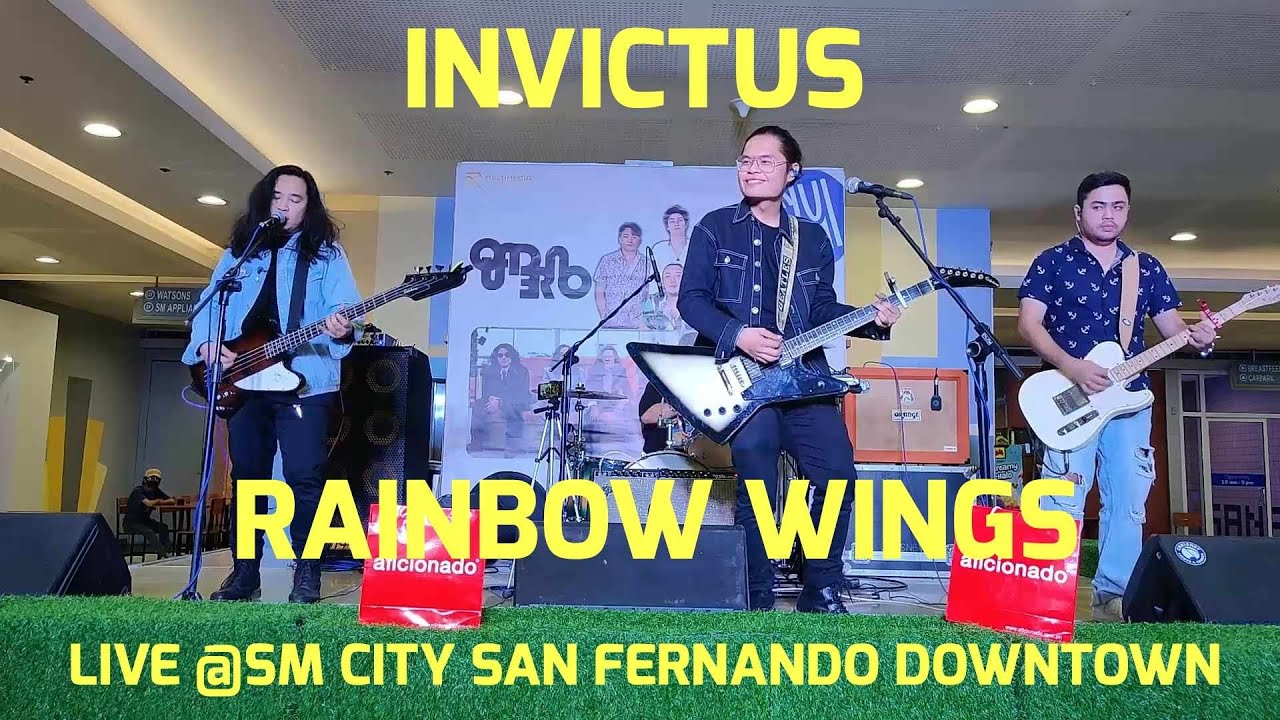 INVICTUS - Rainbow Wings live at SM City San Fernando Downtown - YouTube