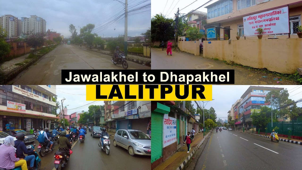 Jawalakhel to Dhapakhel Ride 4k LALITPUR City Tour Nepal 2023 - YouTube