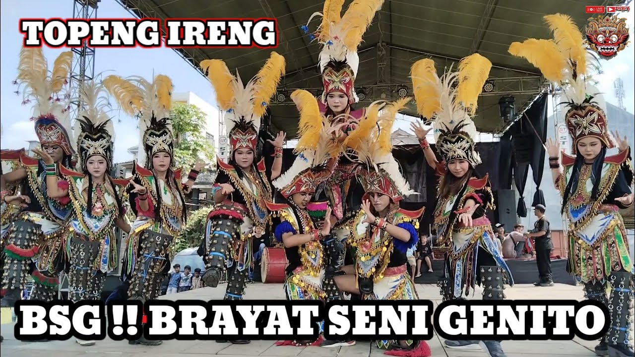 TOPENG IRENG BSG !! BRAYAT SENI GENITO WINDUSARI MAGELANG LIVE GENITO ...