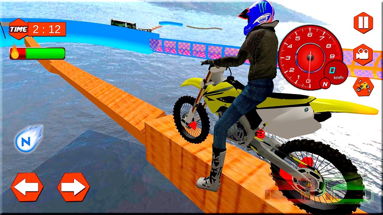 Extreme Bike Stunts Mania - Extreme Bike Game Android Gameplay - YouTube