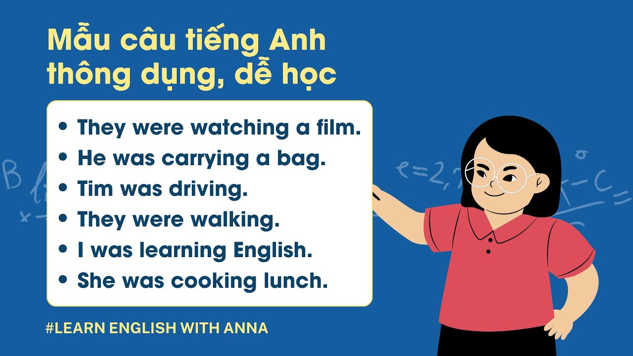 Mẫu câu tiếng Anh thông dụng, dễ học #13 | I was doing (past continuous ...