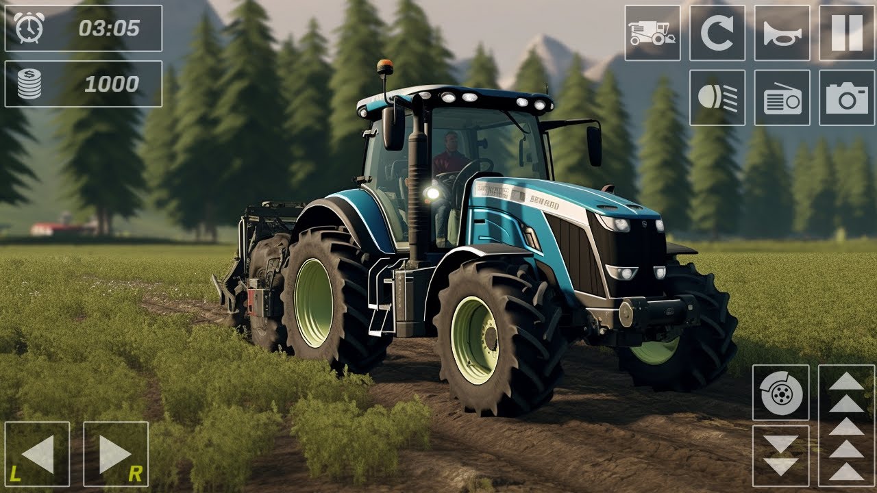 Farmland Tractor Farming Simulator | Real Grand Transport Walkthrough ...
